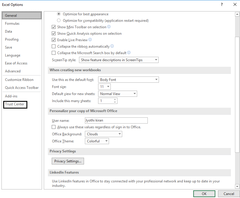 Jiffy-RPA Help Center : Excel